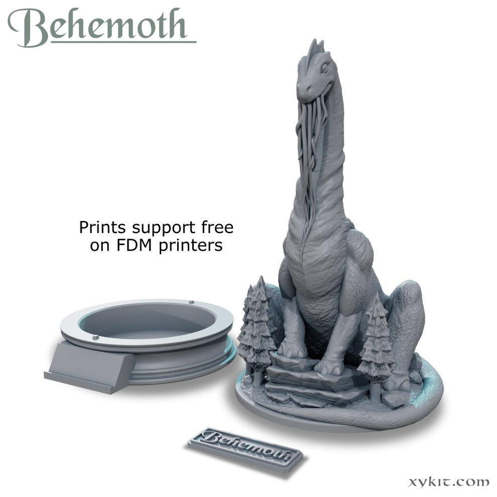 Behemoth Dinosaur Brontosaurus "The Gentle Giant" - 3D print files – Xykit