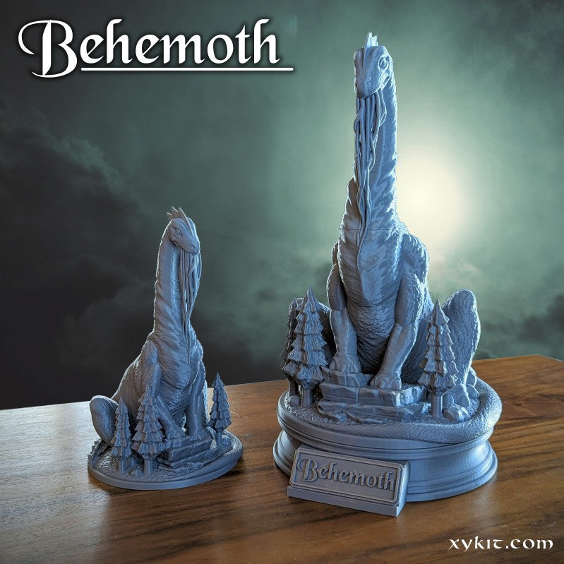 Behemoth Dinosaur Brontosaurus "The Gentle Giant" - 3D print files – Xykit