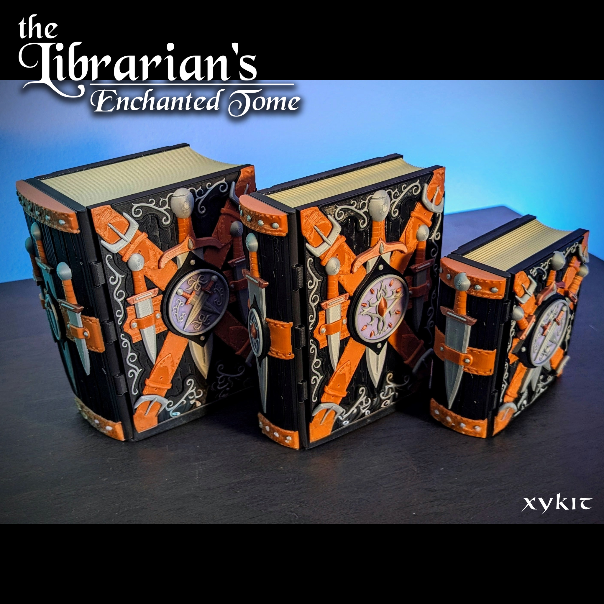 3D printable book - Rogue Tome - 3D Printing Files – Xykit