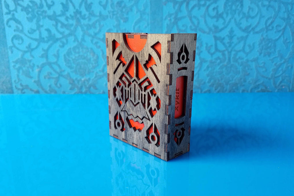 Laser Cut - Dwarf Deck Box - Sleeved and Un-sleeved - Vector Files (Di ...