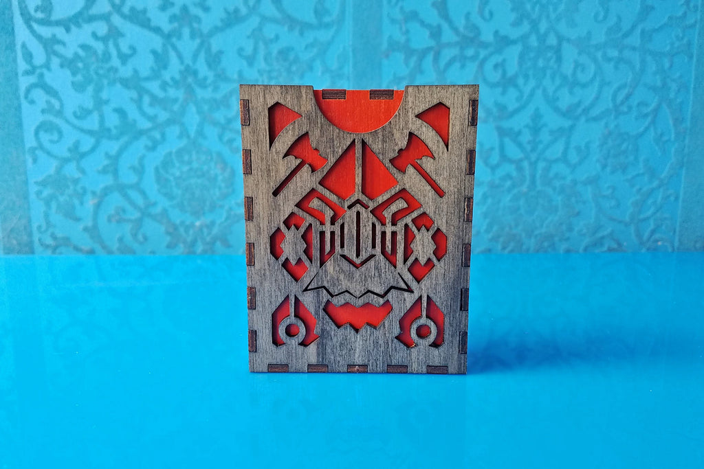 Laser Cut - Dwarf Deck Box - Sleeved and Un-sleeved - Vector Files (Di ...