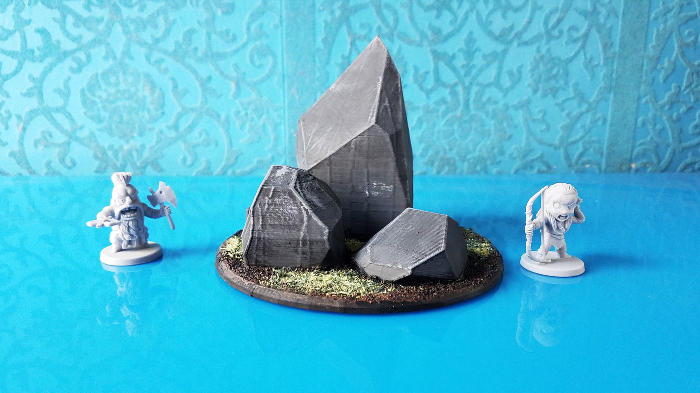 FREE - 3d Printed Rocks - Scatter Terrain (.stl file) – Xykit