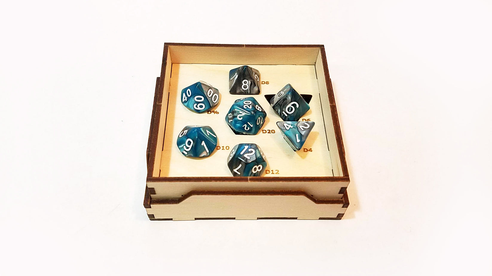 RPG Dice Box - With Borders and Symbols for Engraving - Vector Files ...