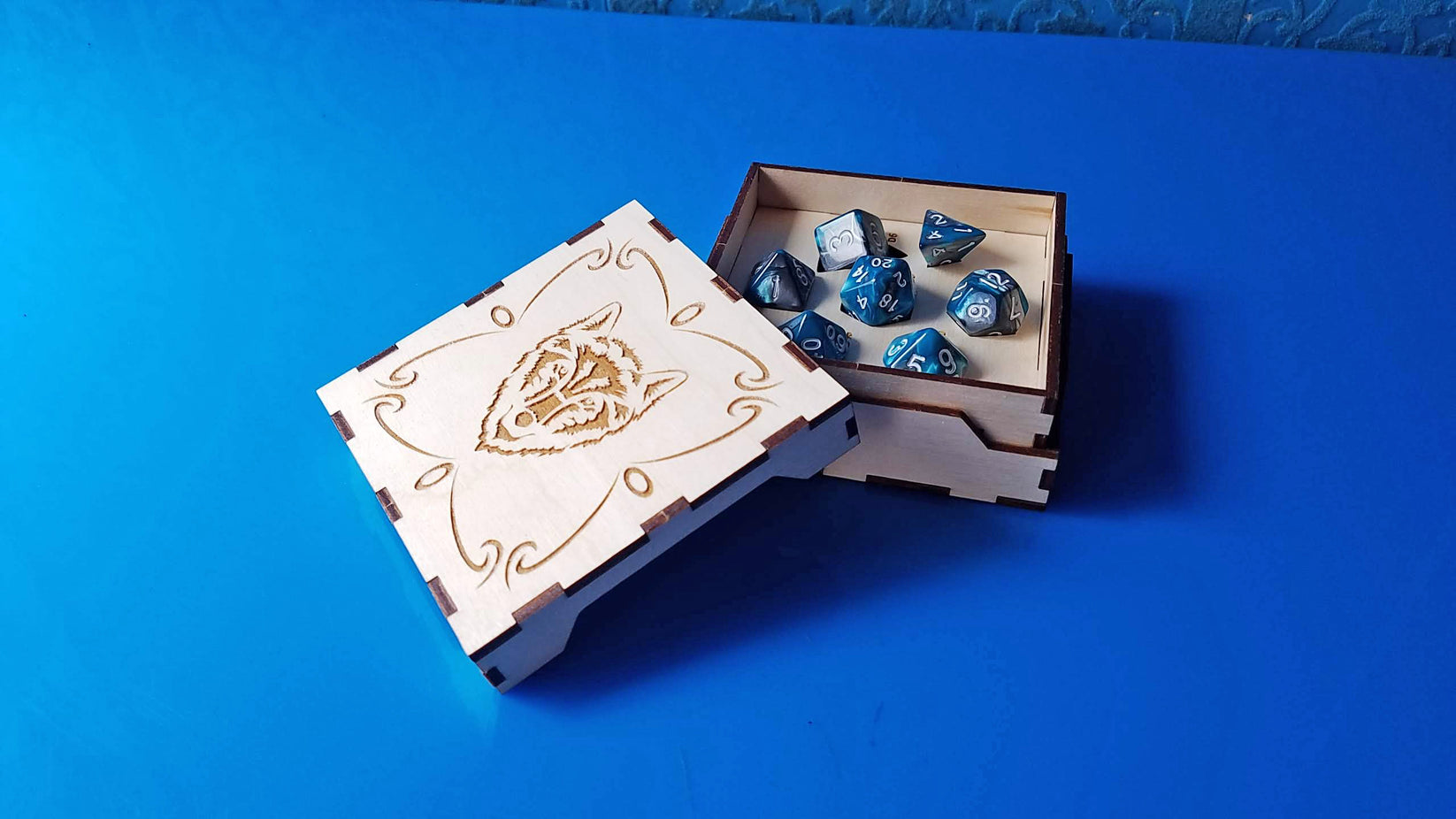 RPG Dice Box - With Borders and Symbols for Engraving - Vector Files ...