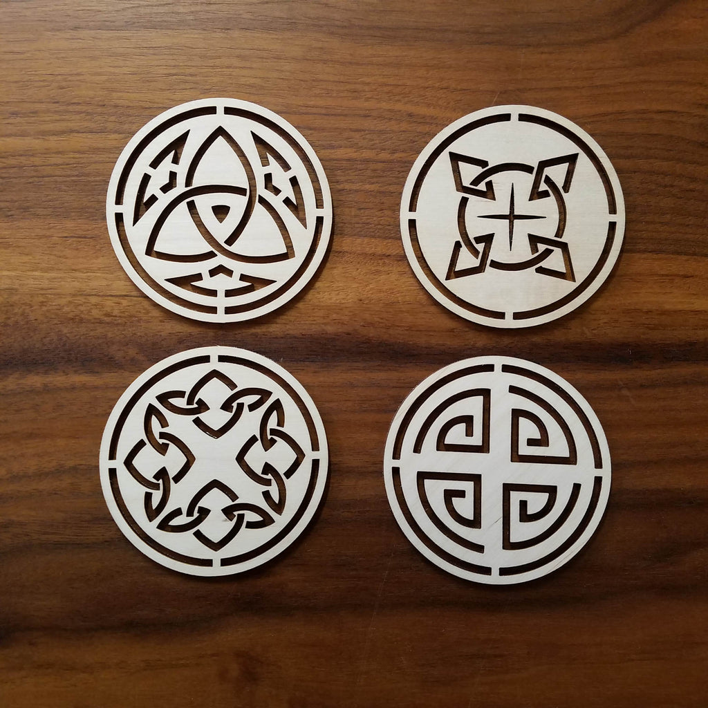 12 Celtic Coasters Designs (digital download) – Xykit