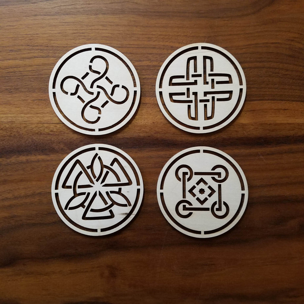 12 Celtic Coasters Designs (digital download) – Xykit
