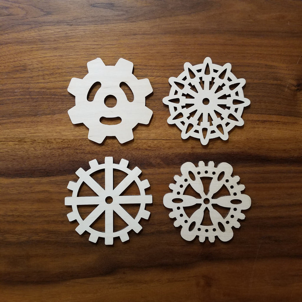 Steampunk Gear Coasters - 12 Designs (digital download) – Xykit