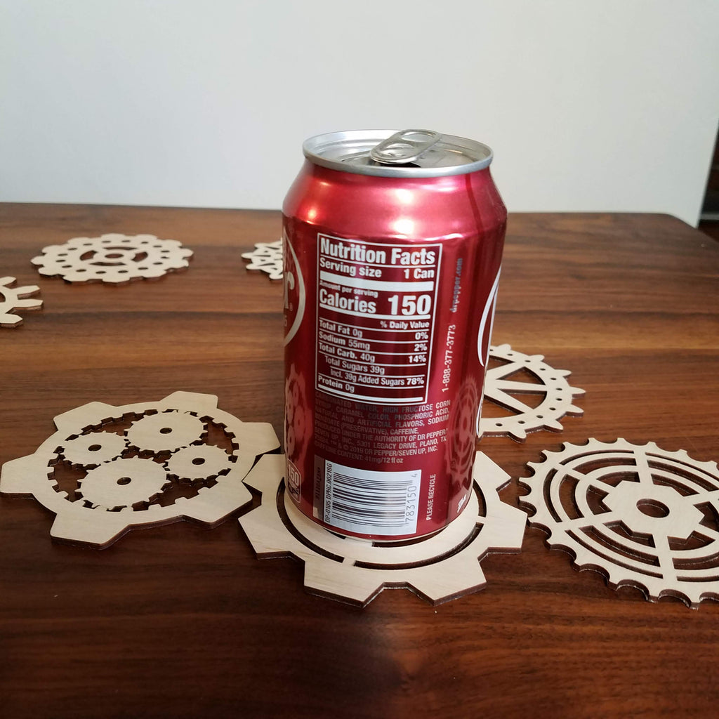 Steampunk Gear Coasters - 12 Designs (digital download) – Xykit