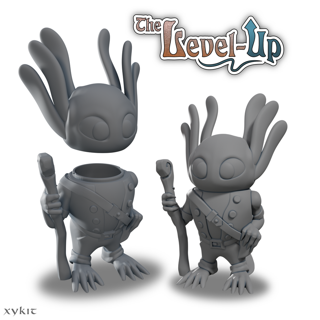 Axolotl "Axle" Animal Companion - 3D print files – Xykit