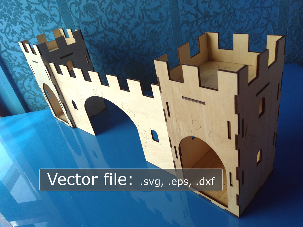 Laser Cut - Castle (Digital Download) – Xykit
