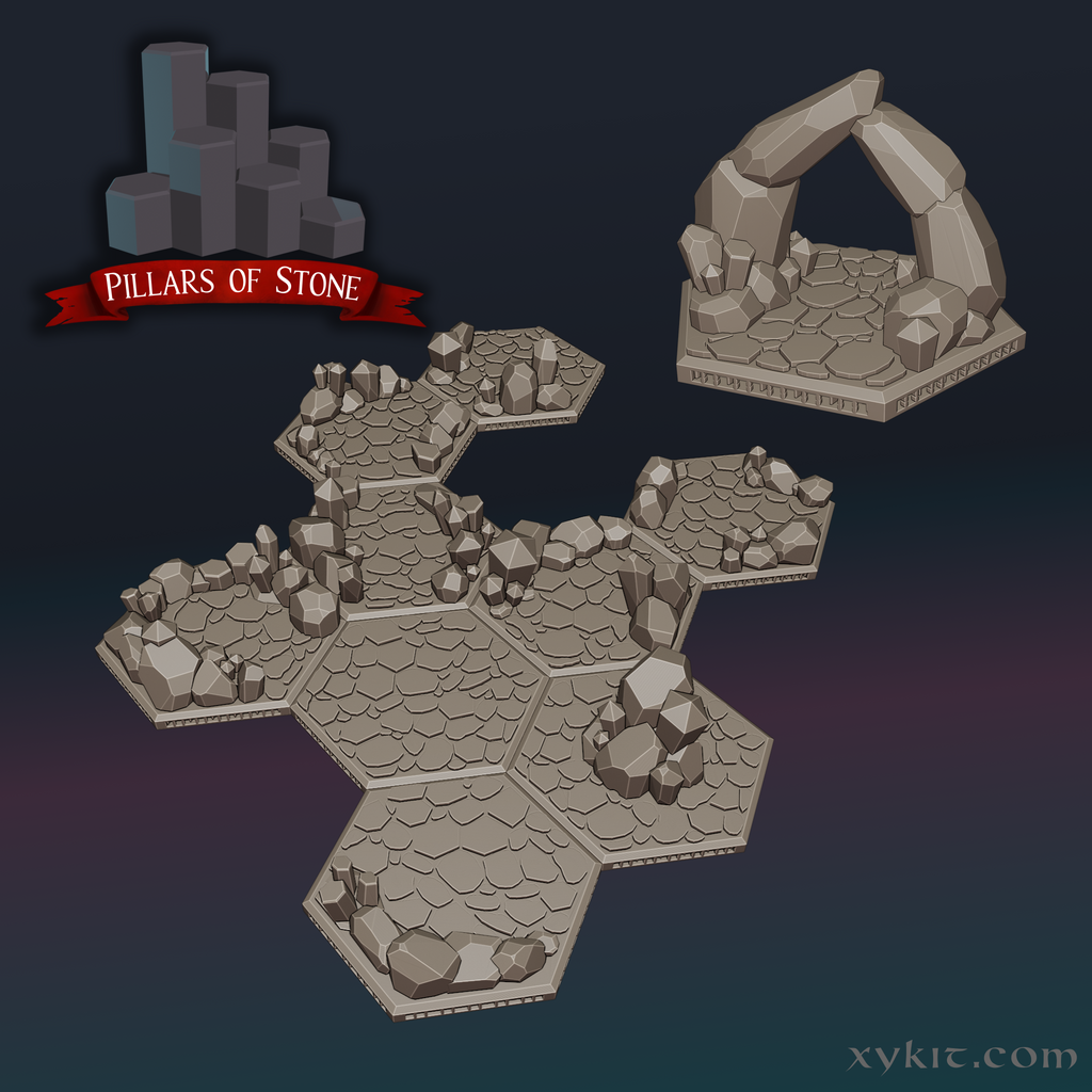 Crystal Path 10 Tile Set - 3D print files – Xykit