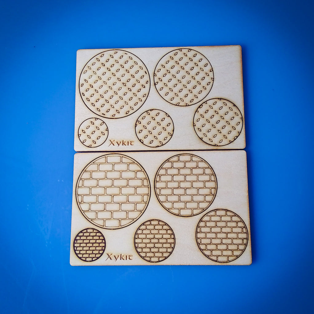 Laser Cut - Miniature Bases 25mm, 32mm, 40mm, 50mm, and 60mm (Digital ...