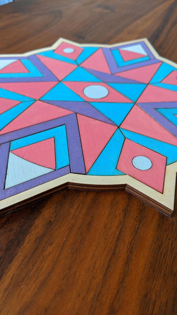 Mosaic Tile Puzzle - Wall Art - (Digital Download) – Xykit