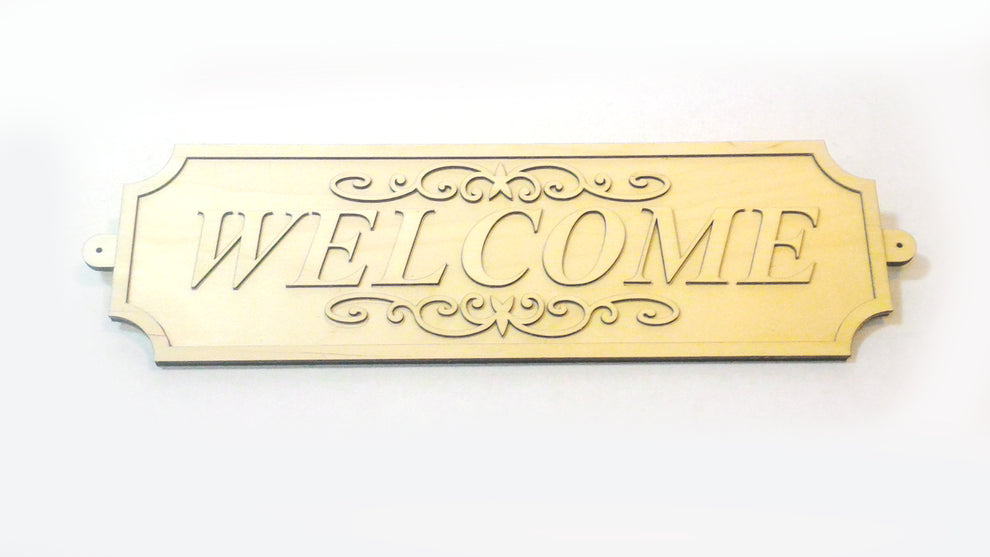 Welcome Sign - Laser Cut - (Digital Download) – Xykit