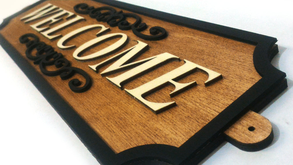 Welcome Sign - Laser Cut - (Digital Download) – Xykit