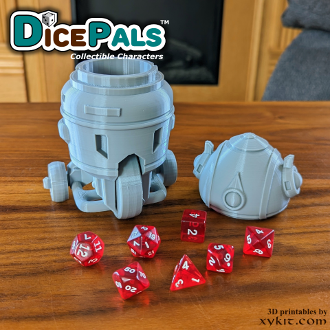 TR1-K3 Robot Dice Pal - Series 1 - 3D print files – Xykit