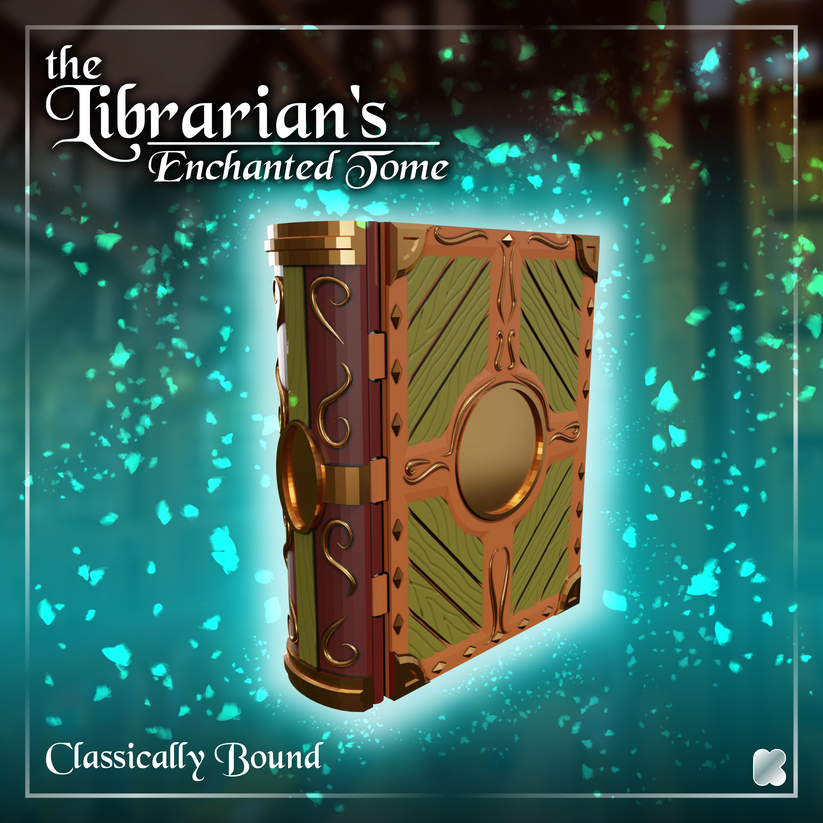 The Librarian's Enchanted Tome - 3D printable tabletop storage books ...