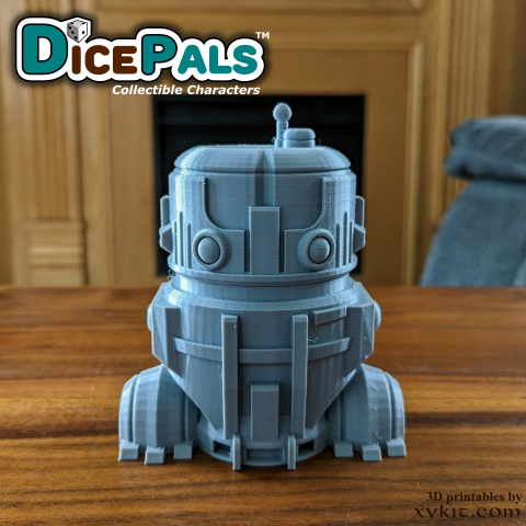 V4C-UUM Robot Dice Pal - Series 1 - 3D print files – Xykit