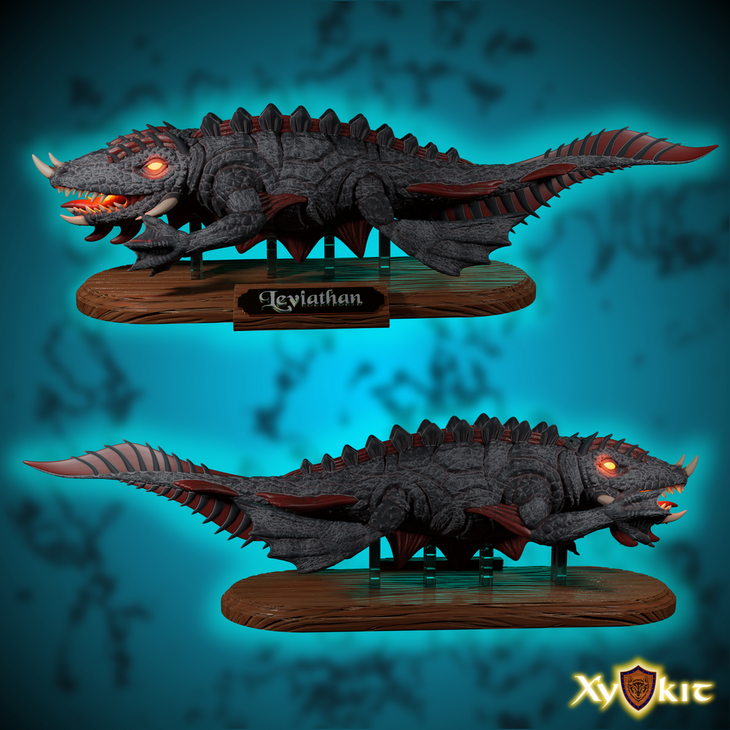 Project: Leviathan - Dragon of the Deep - 3D print files – Xykit