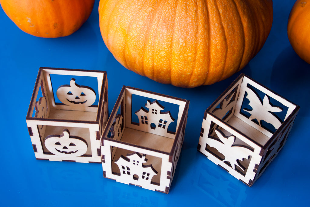 Laser Cut - Fall Halloween Luminaries - 3 designs - (Digital Download ...